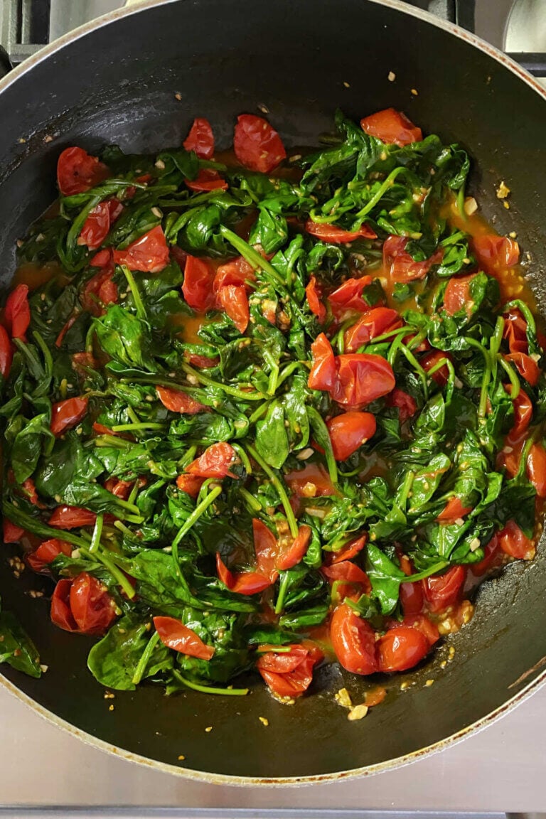 Sauteed Spinach With Tomatoes