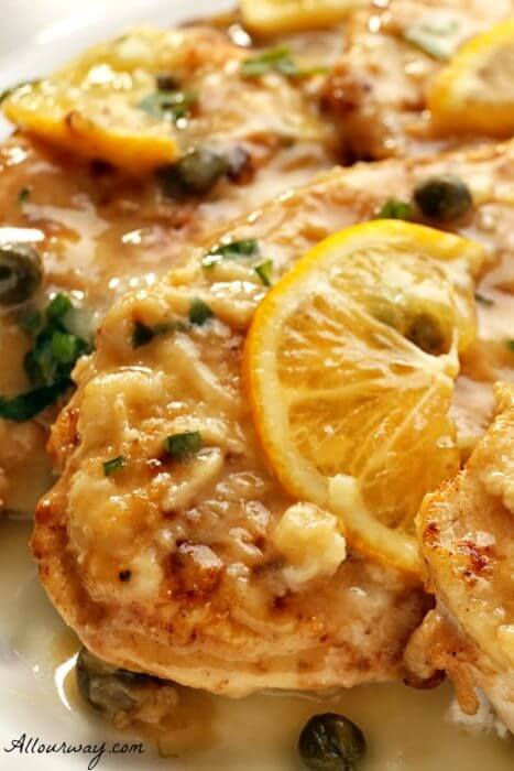 Chicken Piccata {Pollo alla Piccata}