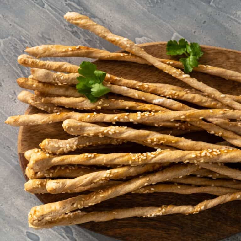 Grissini Breadsticks - Crunchy Italian Breadsticks Recipe