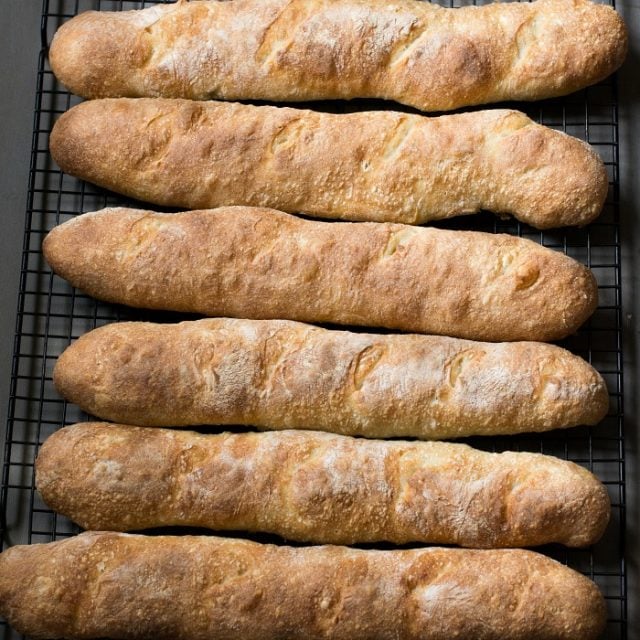 Crusty French Baguettes in 4 Hours With No Starter