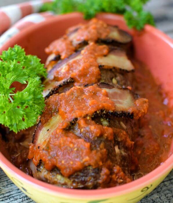 Polpettone Italian Stuffed Meatloaf |Venison or Beef Recipe
