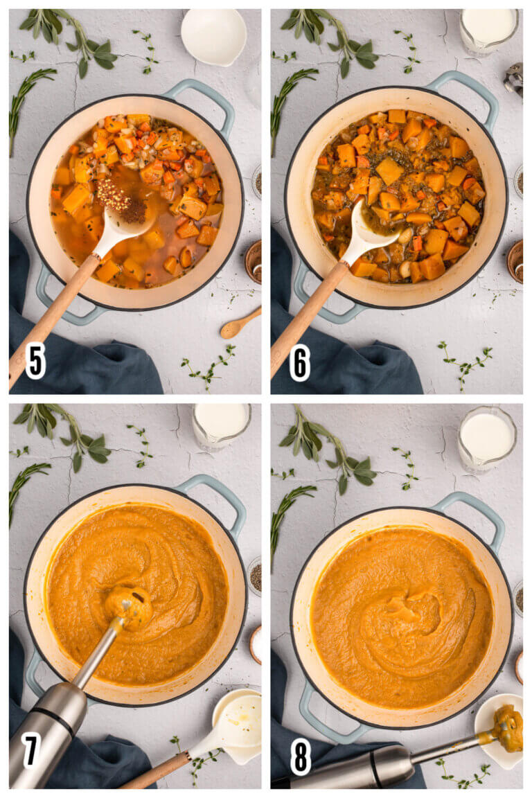 The Best Roasted Butternut Squash Bisque With Bacon