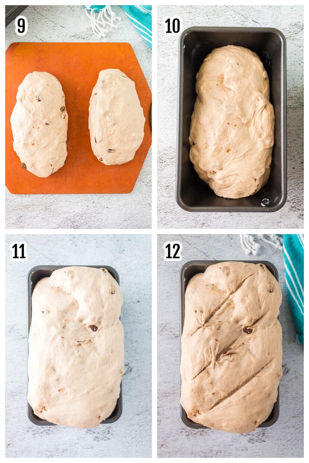 Easy Homemade Amish Cinnamon Breakfast Bread With Raisins