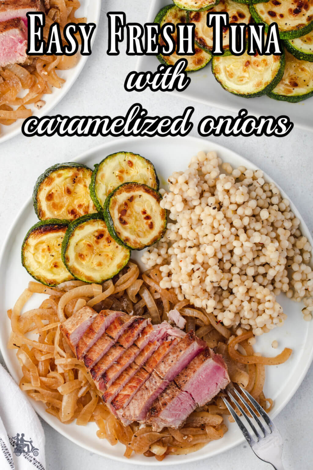 Easy Fresh Tuna Recipe with Caramelized Onions