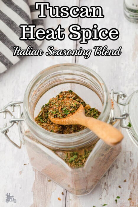 Spicy Tuscan Seasoning Blend Without Salt For Meats And Vegetables