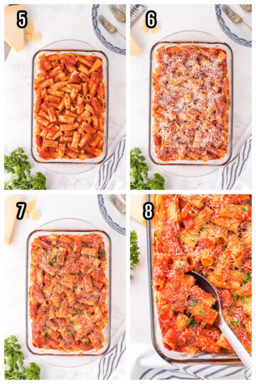 Baked Rigatoni Cheese Stuffed Pasta Recipe