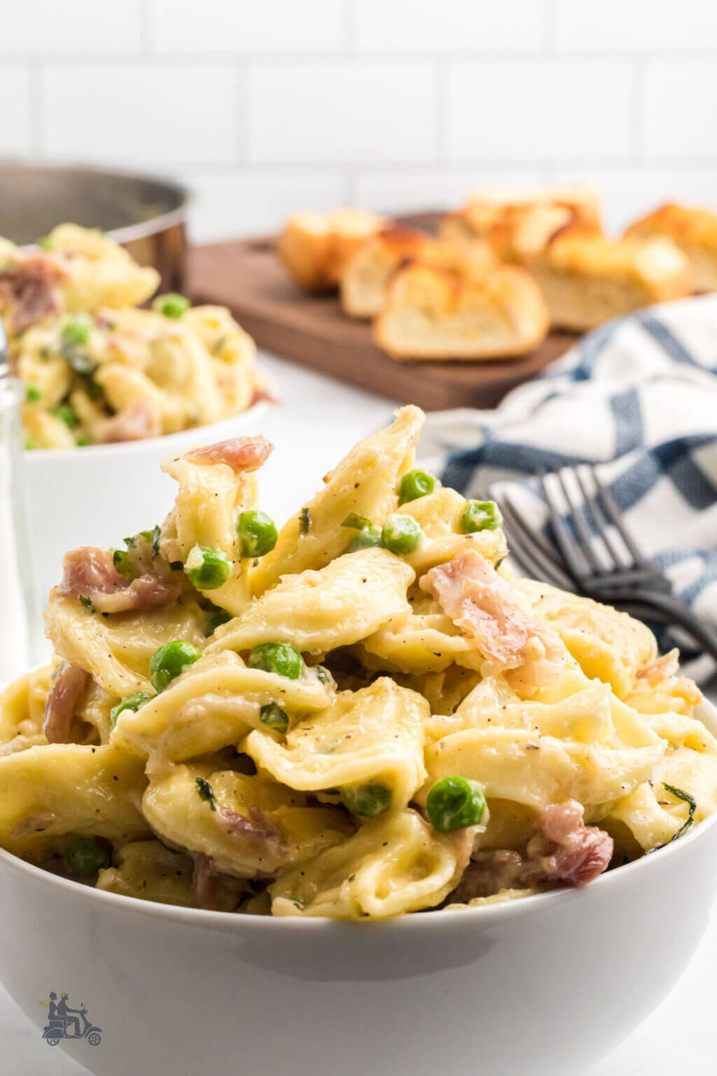 Classic Italian Tortellini Alla Panna A Pasta With Cream Recipe
