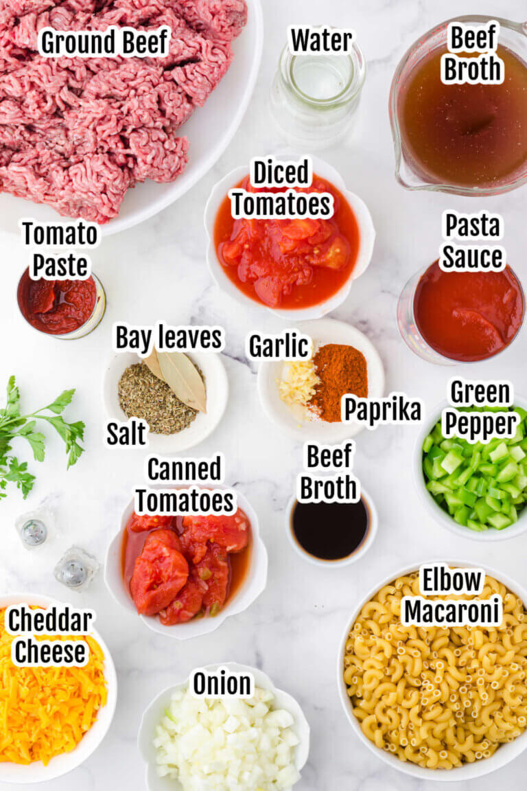 Easy Goulash Recipe With Ground Beef and Cheesy Macaroni