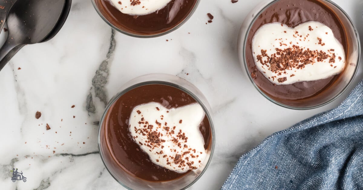 Budino al Cioccolato A Rich Italian Chocolate Pudding