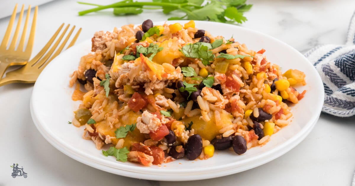 Mexican Salsa Chicken and Rice Casserole