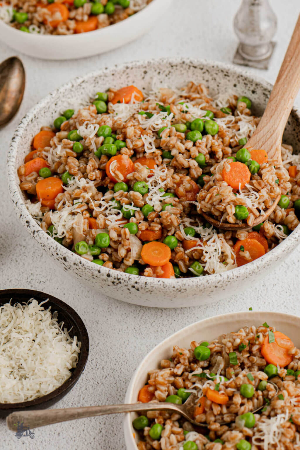 Farro Rice and Peas Classic Italian Risi e Bisi