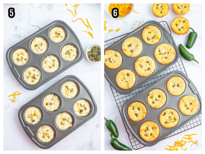 Cheesy Jalapeno Jiffy Cornbread Muffins