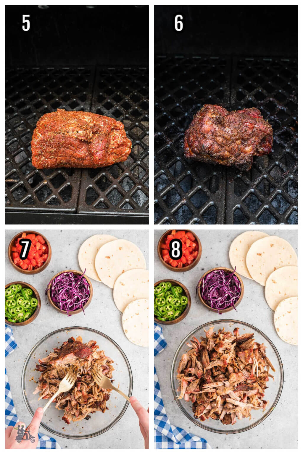 Smoked Pull Pork Tacos (Carnitas)