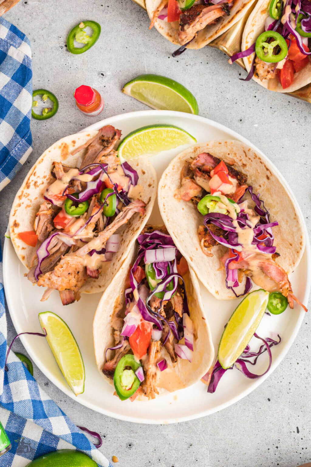Smoked Pull Pork Tacos (Carnitas)