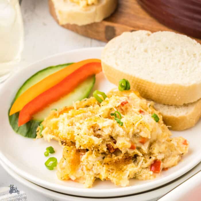 Creole Crab Dip Au Gratin