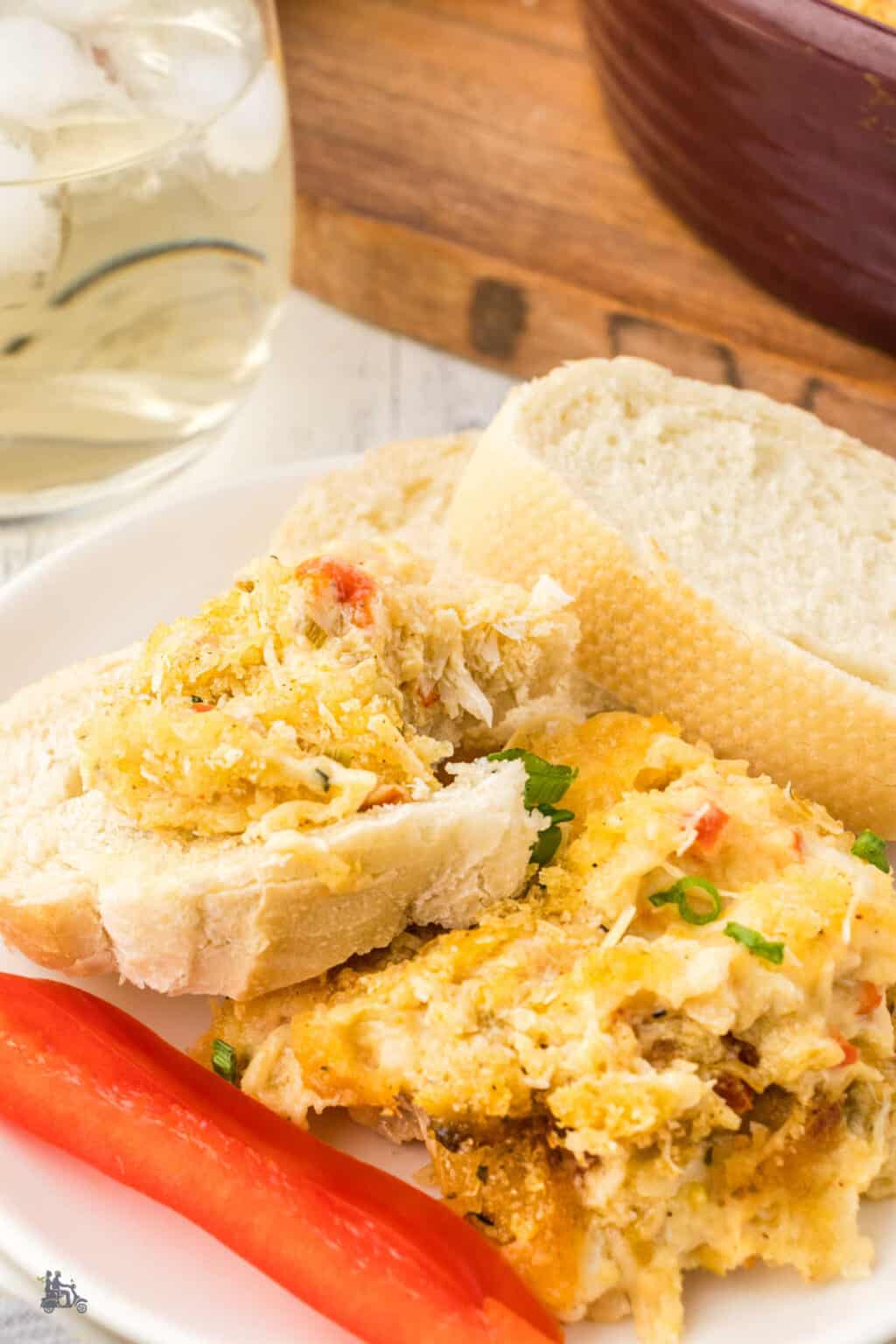 Creole Crab Dip Au Gratin