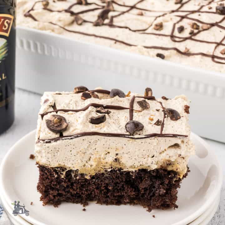 Decadent Delight: Bailey's Irish Cream Chocolate Poke Cake