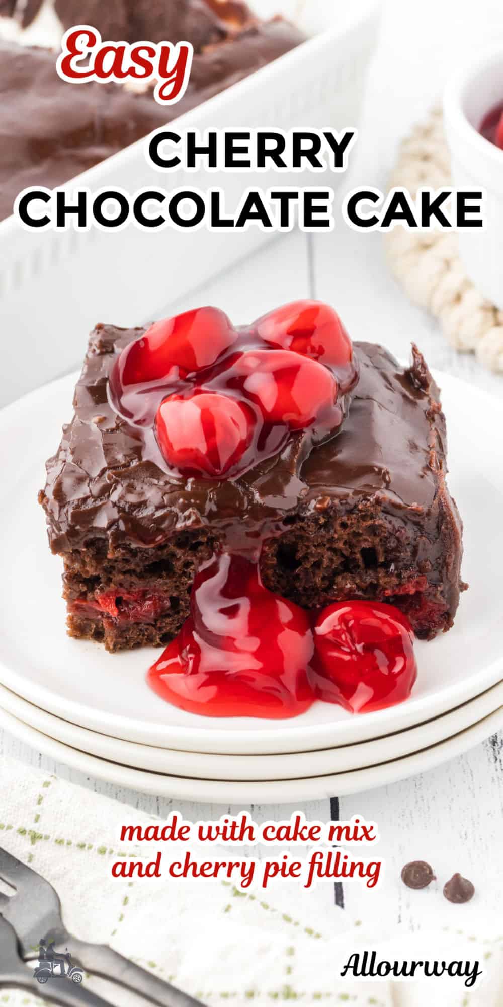 Rich Cherry Chocolate Cake: Made With Love and Ganache