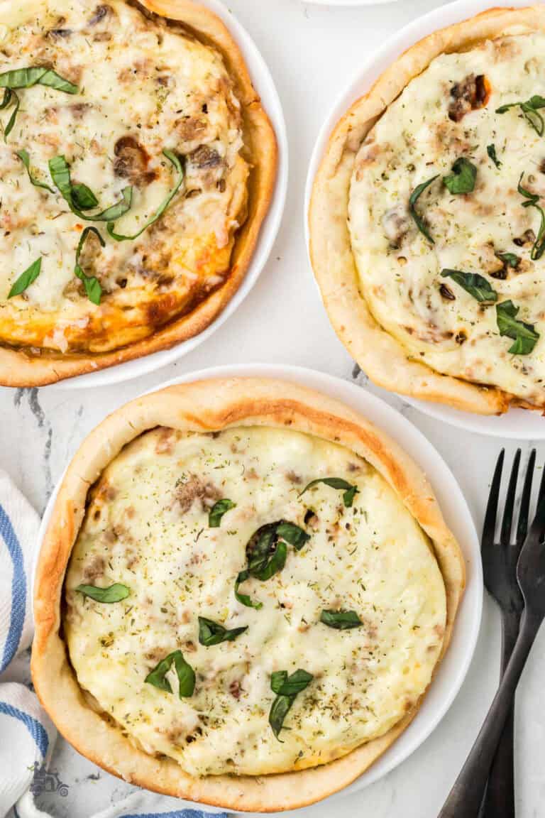 Upside-Down Delicious: Individual Pizza Pot Pies