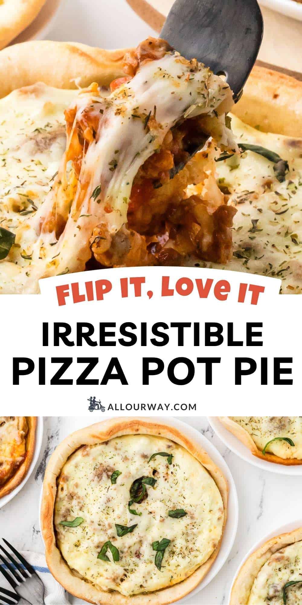 Upside-Down Delicious: Individual Pizza Pot Pies