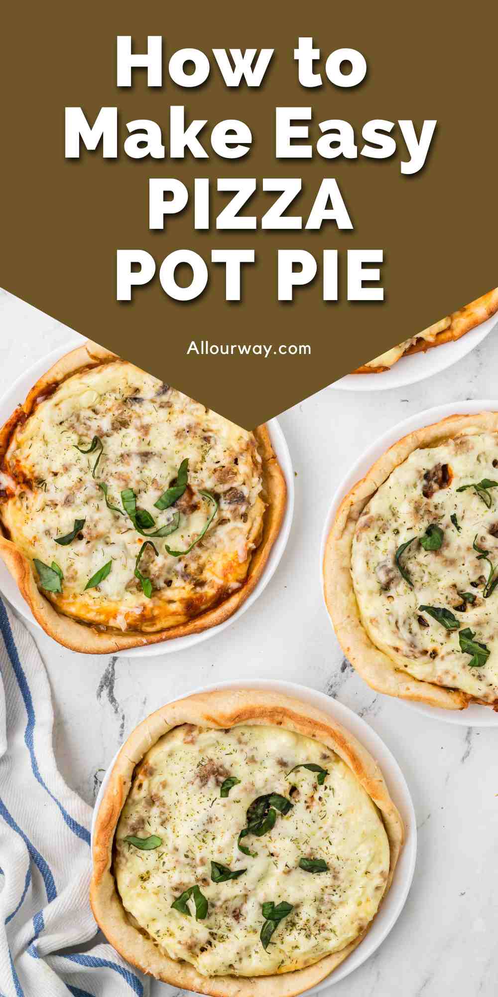 Upside-Down Delicious: Individual Pizza Pot Pies