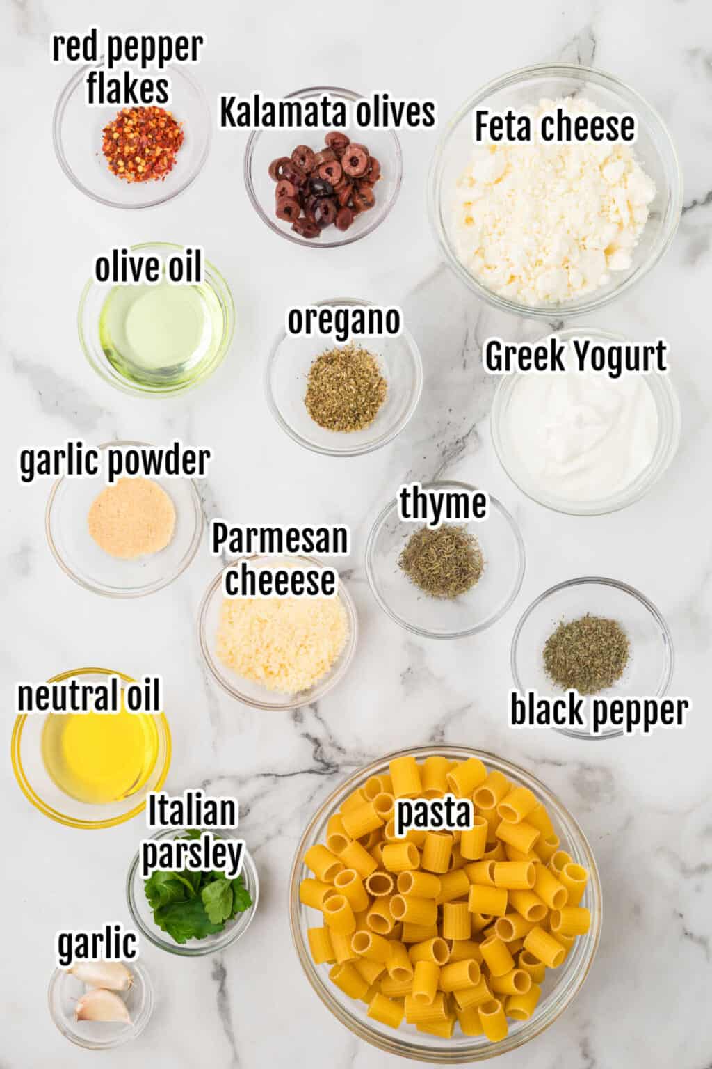 Air Fried or Baked Pasta Chips With Mediterranean Feta Dip