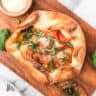 Rustic Stuffed Brie Cheese Pizza — Like an Italian Crostata