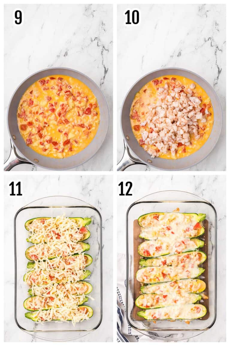 Garlicky Shrimp Stuffed Zucchini Boats Even Veggie Haters Love