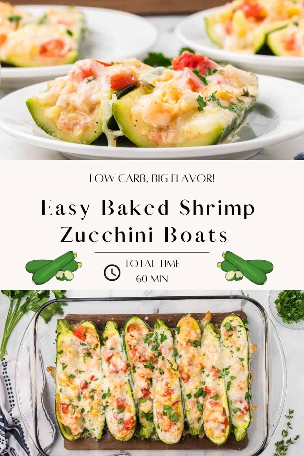 Garlicky Shrimp Stuffed Zucchini Boats Even Veggie Haters Love