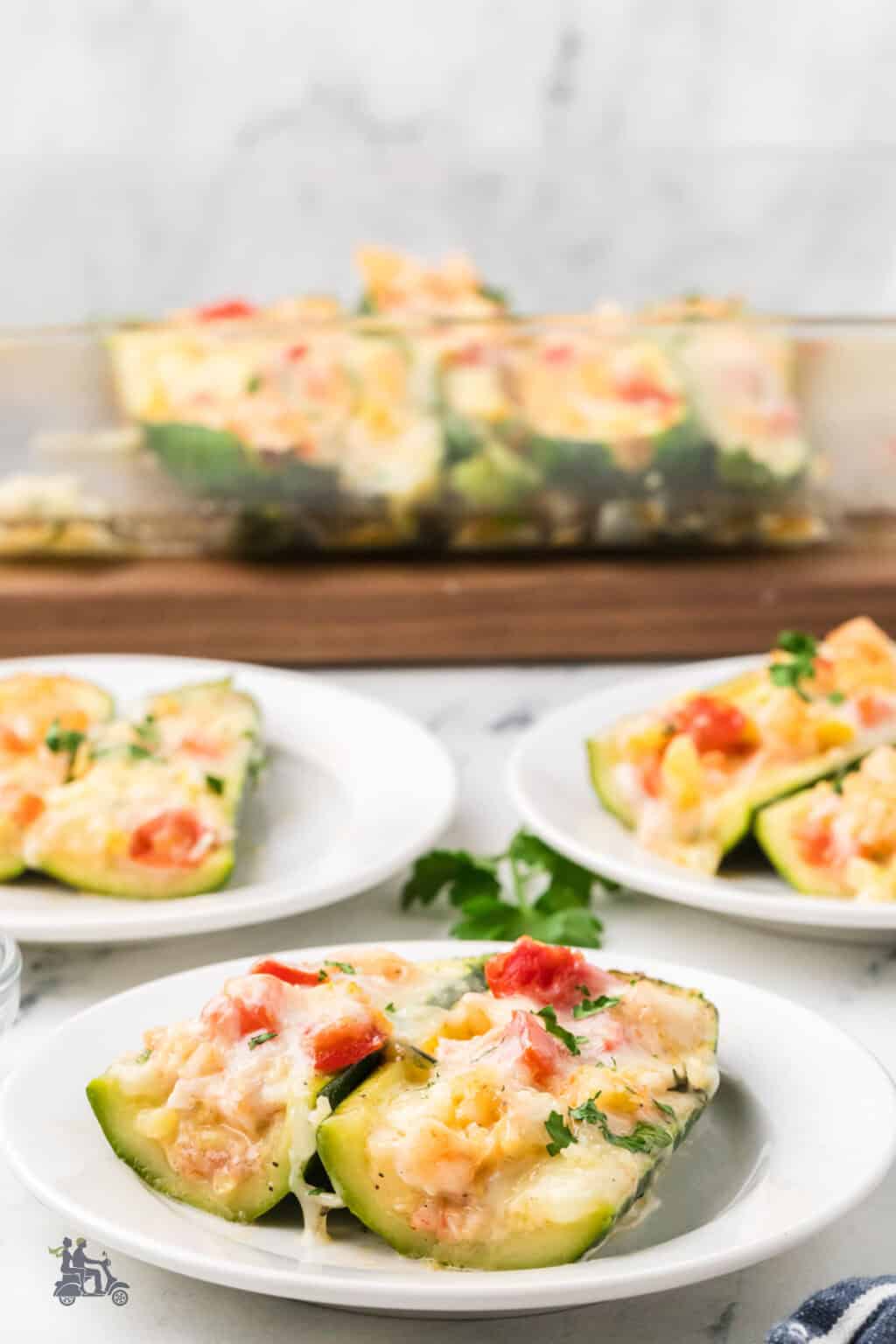 Garlicky Shrimp Stuffed Zucchini Boats Even Veggie Haters Love