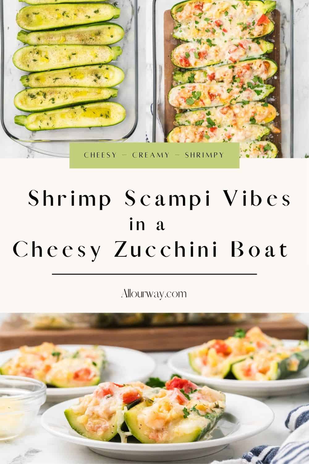 Garlicky Shrimp Stuffed Zucchini Boats Even Veggie Haters Love - Street ...