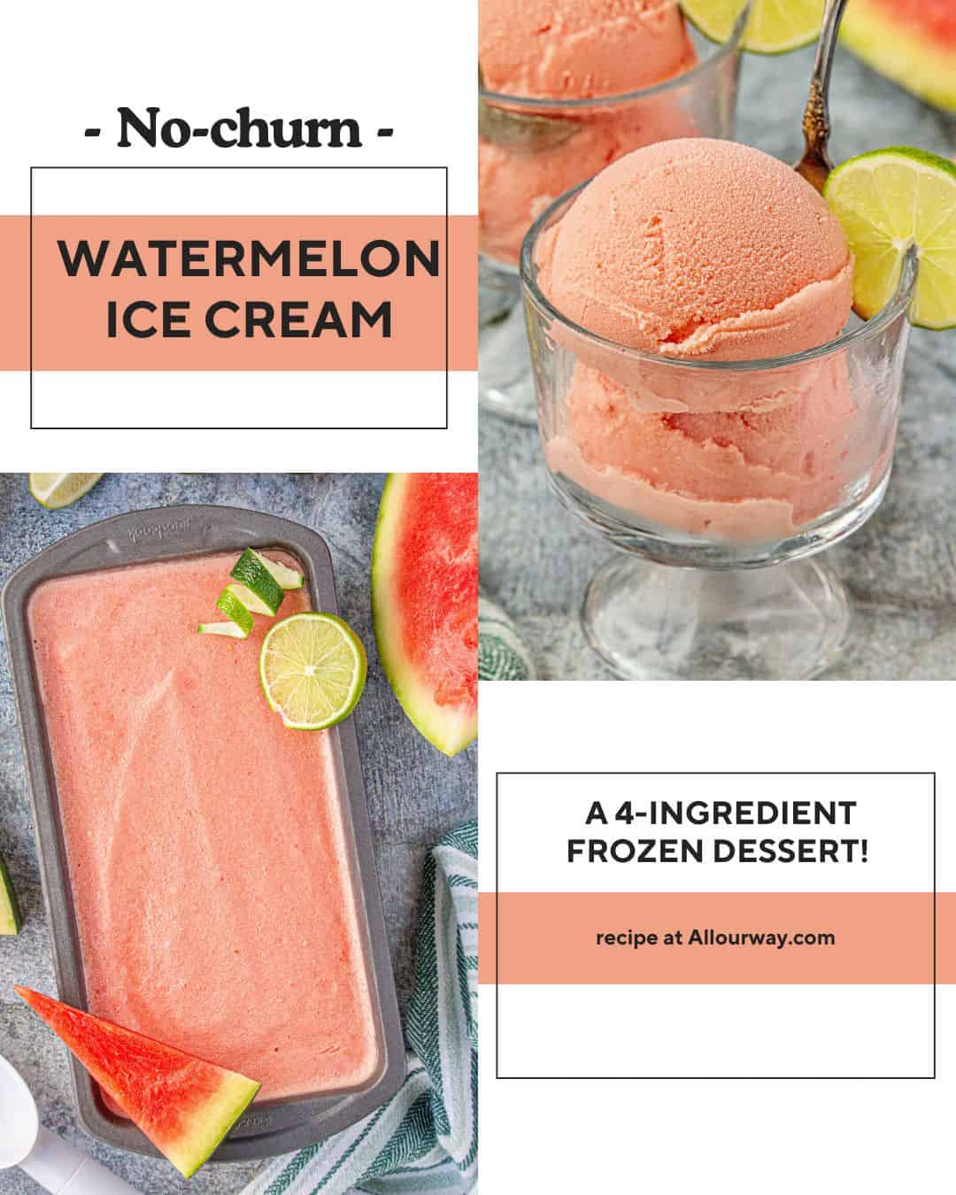 No-Churn Watermelon Ice Cream — A Creamy Summer Dream