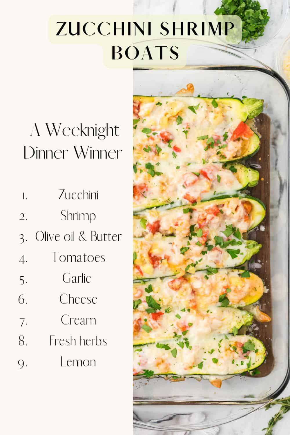 Garlicky Shrimp Stuffed Zucchini Boats Even Veggie Haters Love