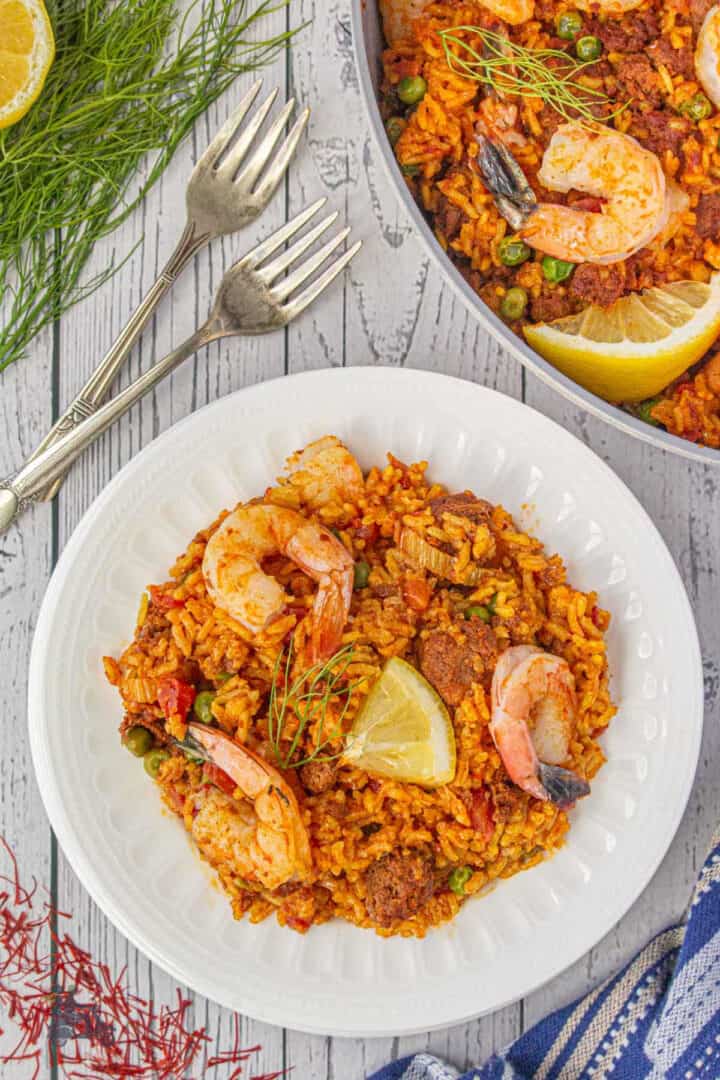 Your Shortcut to Spain: One-Pan Shrimp Paella in 60 Minutes
