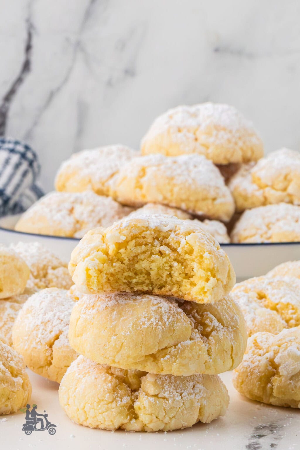 Easy Soft & Chewy Gooey Butter Cookies With Yellow Cake Mix