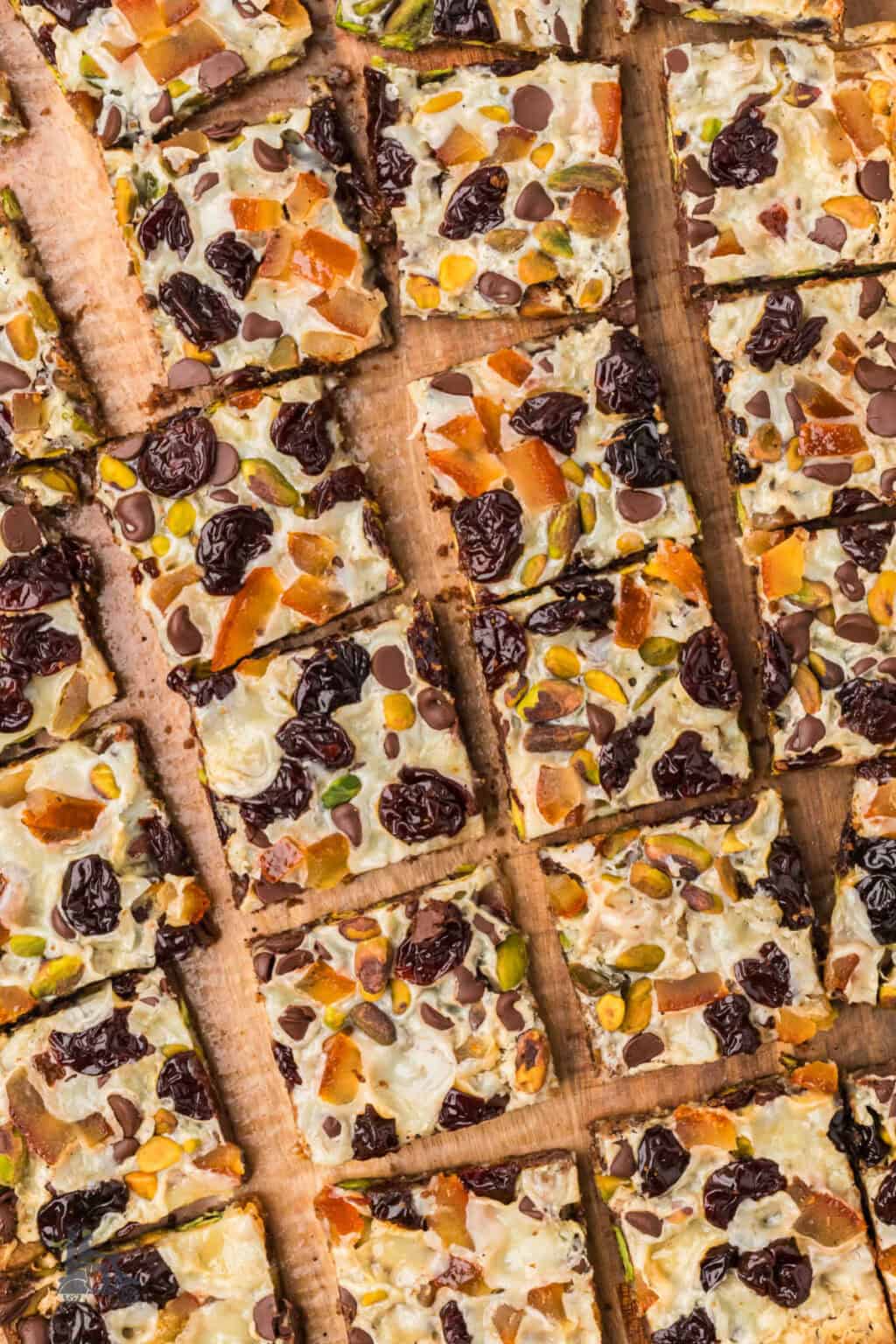 Holiday Magic Bars with Pistachios, Espresso, and Cherries