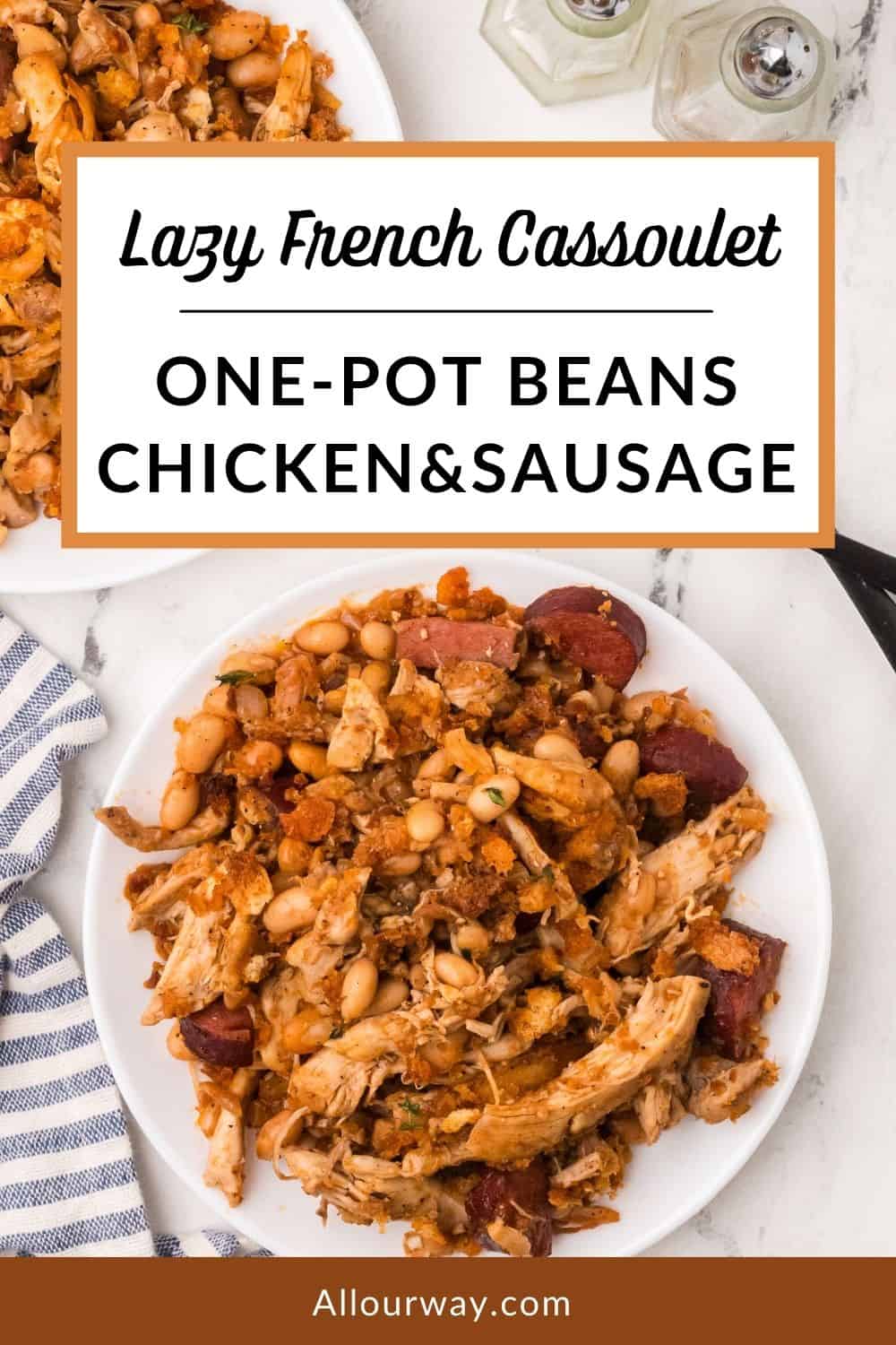 Easy French Chicken and Sausage Cassoulet in 1 Hour